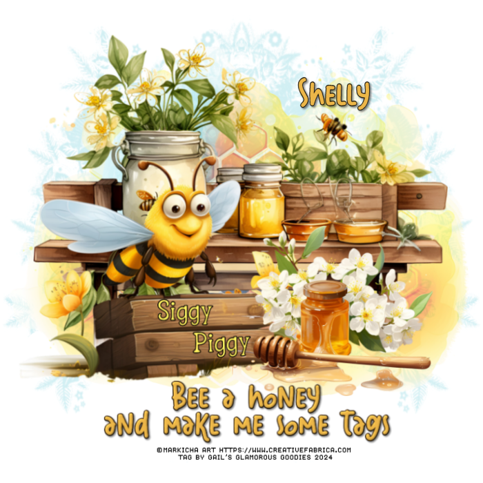 Shelly Siggy Piggy Honey Bee vi — Postimages