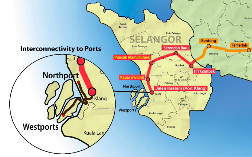 MALAYSIA RAIL LINK (MRL) - EAST COAST RAIL LINK (ECRL) | 665 km | 1,435 ...