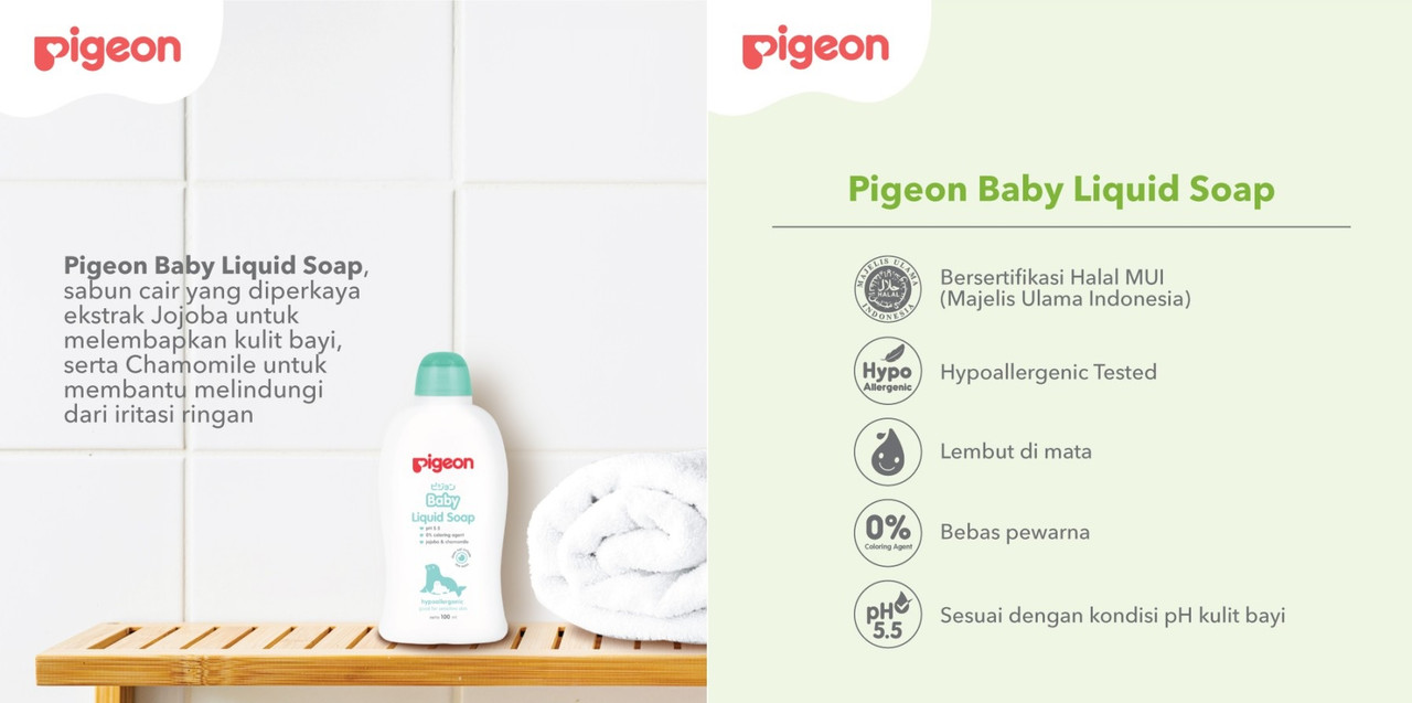 Jual Pigeon Baby Liquid Soap 400ml / Sabun Cair Bayi di Seller i-Bee ...