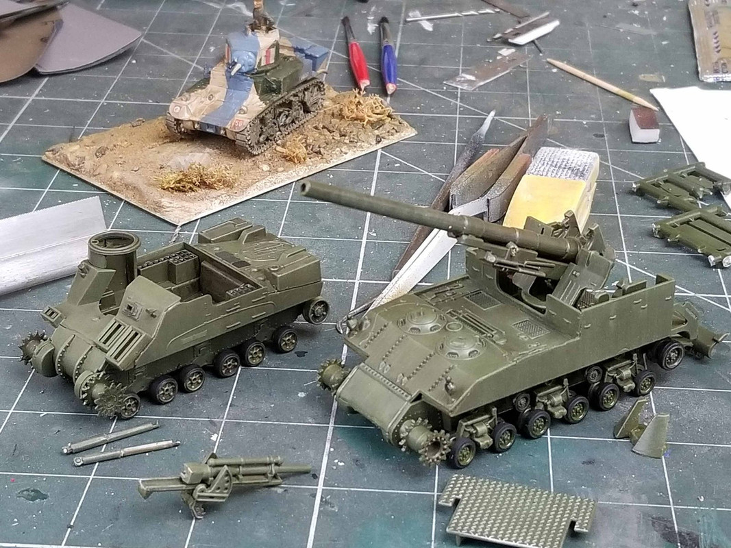 Double Trouble. PK89 Priest and PK86 M40 Long Tom FINISHED - Matchbox ...