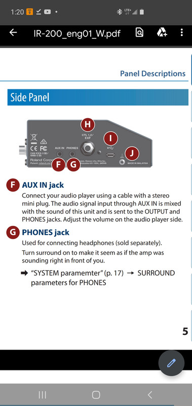 Boss IR-200 Amp & IR Cabinet