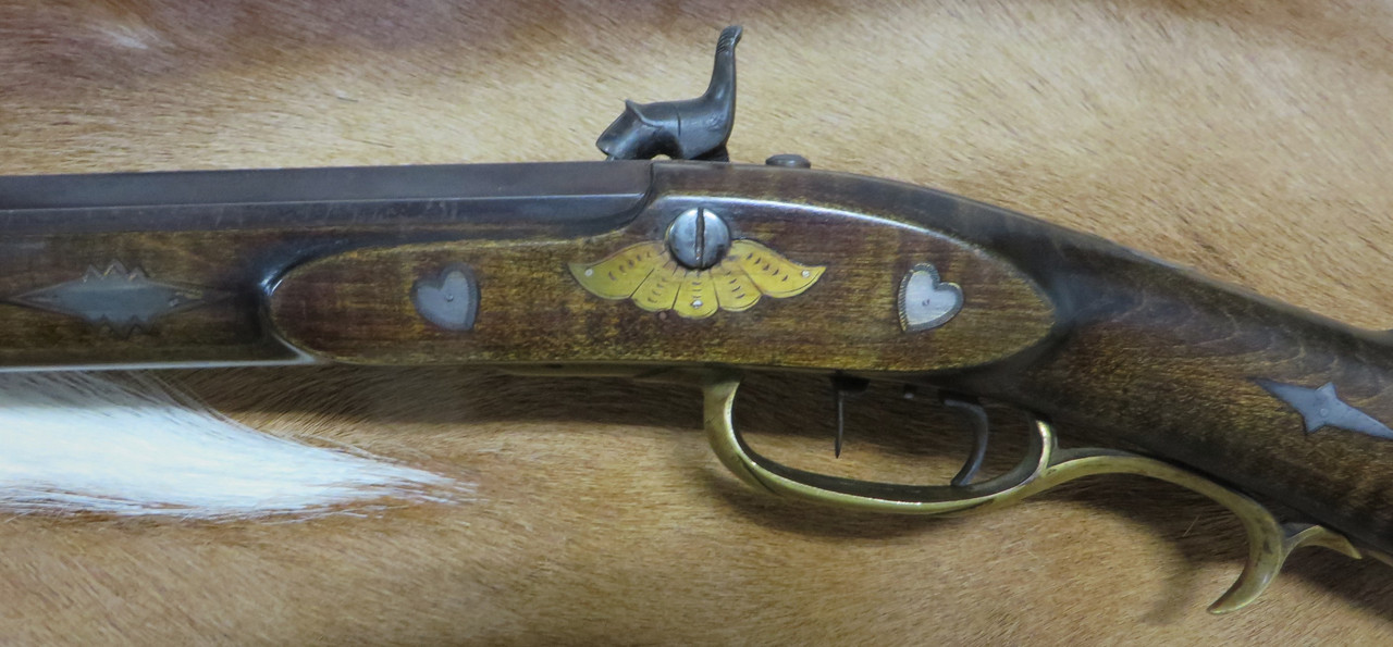 Rudy Marek (Gun maker/engraver) custom built .40 Caliber percussion ...
