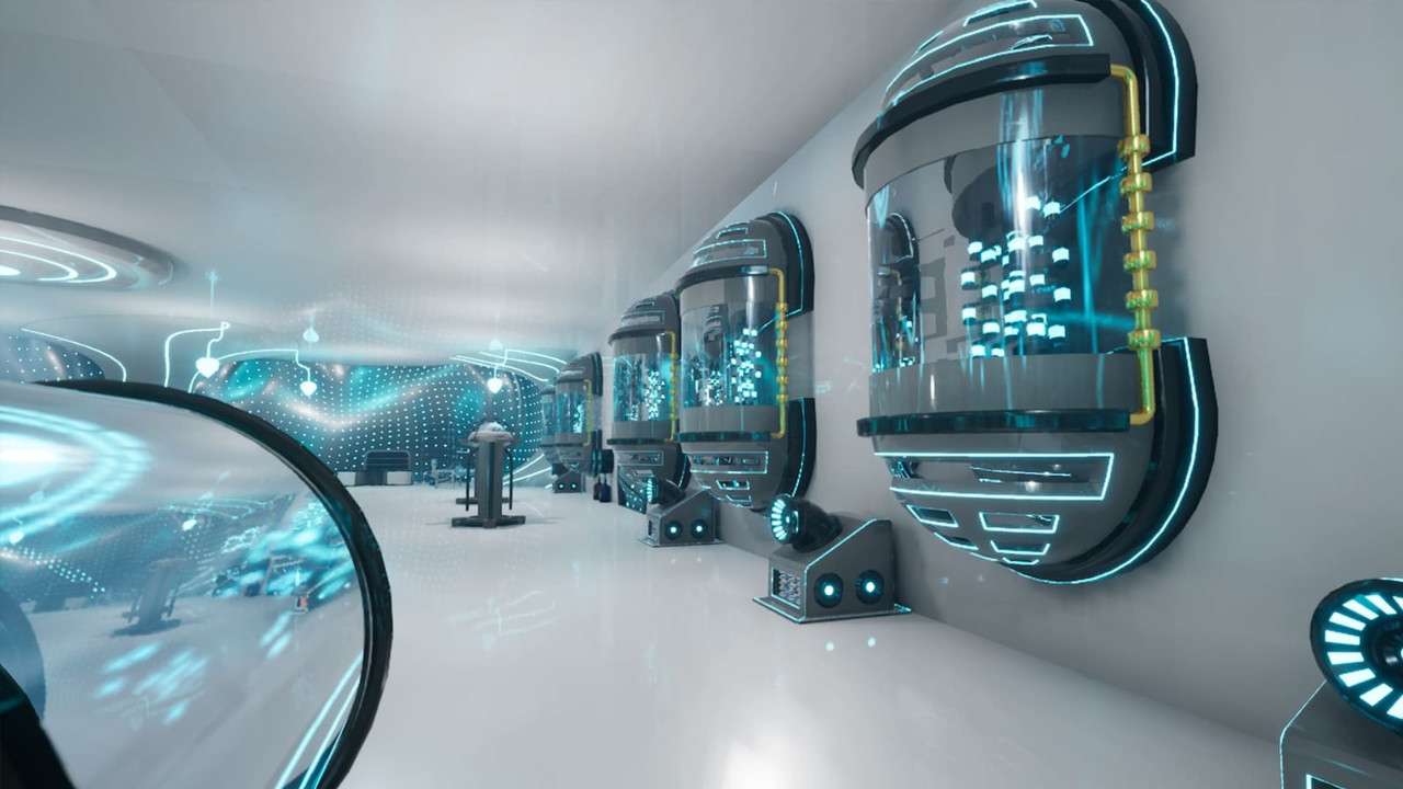 Futuristic Science Laboratory