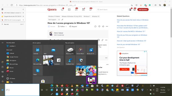 Looking for a "Taskbar Overflow" utility for Windows 10 : r/windows
