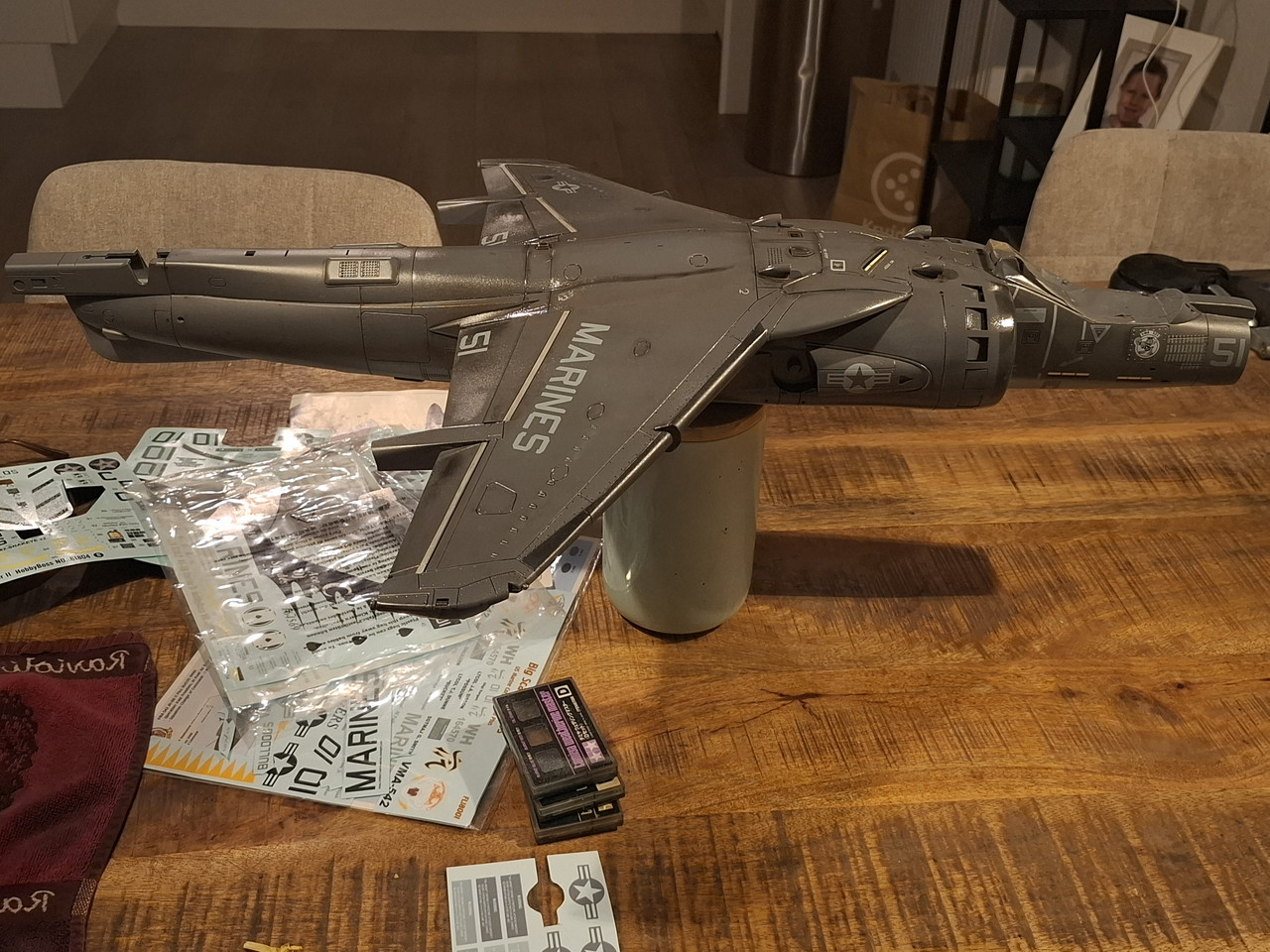 Marines Harrier AV-8B 1/18 - Works in Progress - Large Scale Planes
