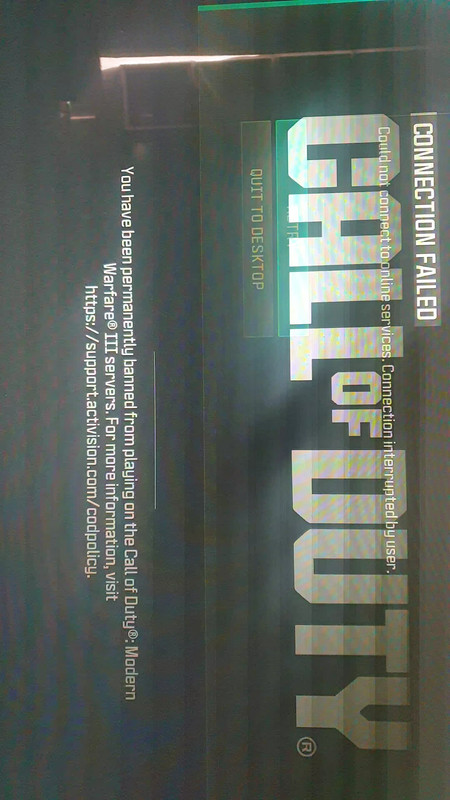 false ban from Activision :: Call of Duty® General Discussions