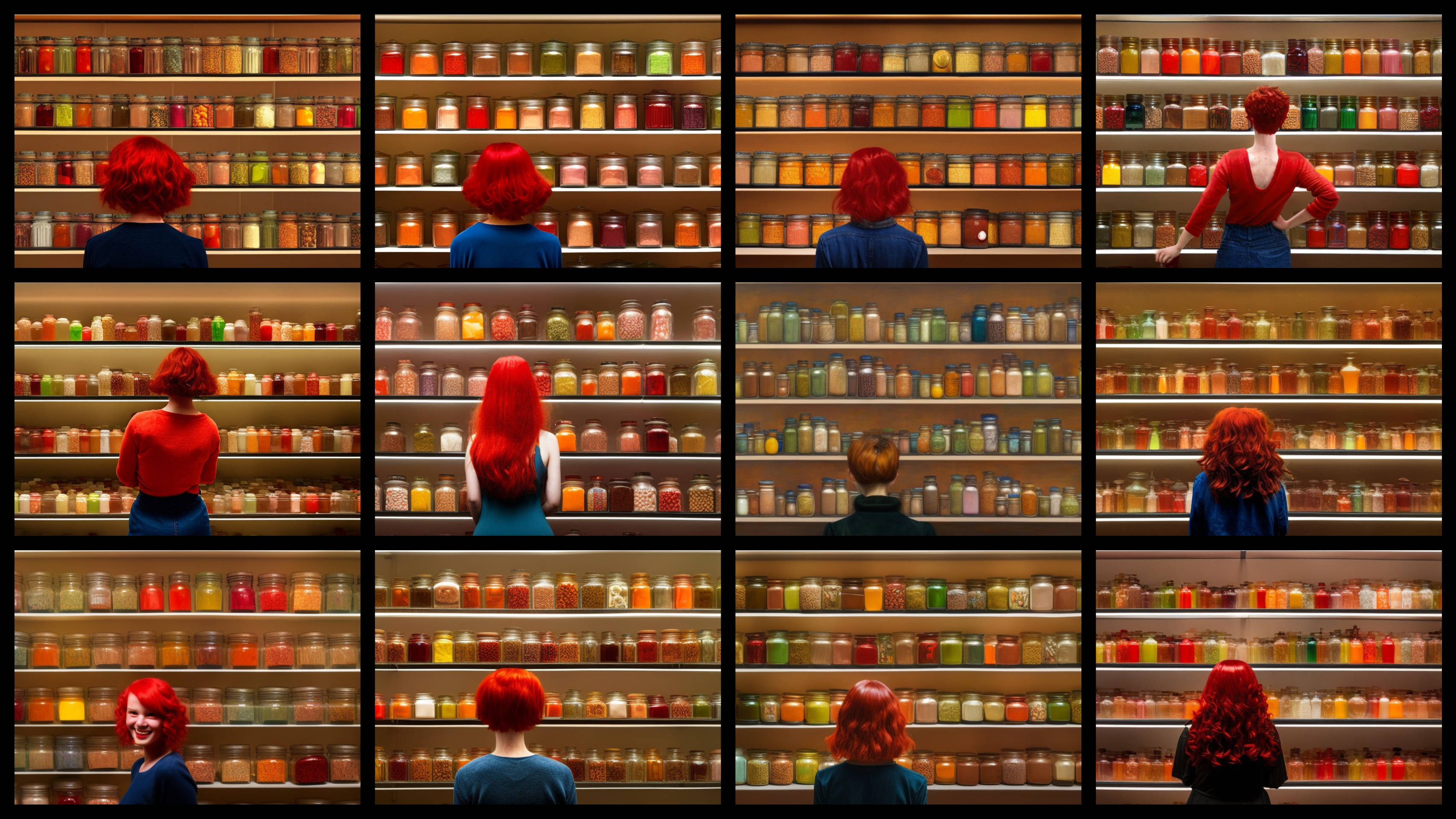 Redhead shelves grid — Postimages