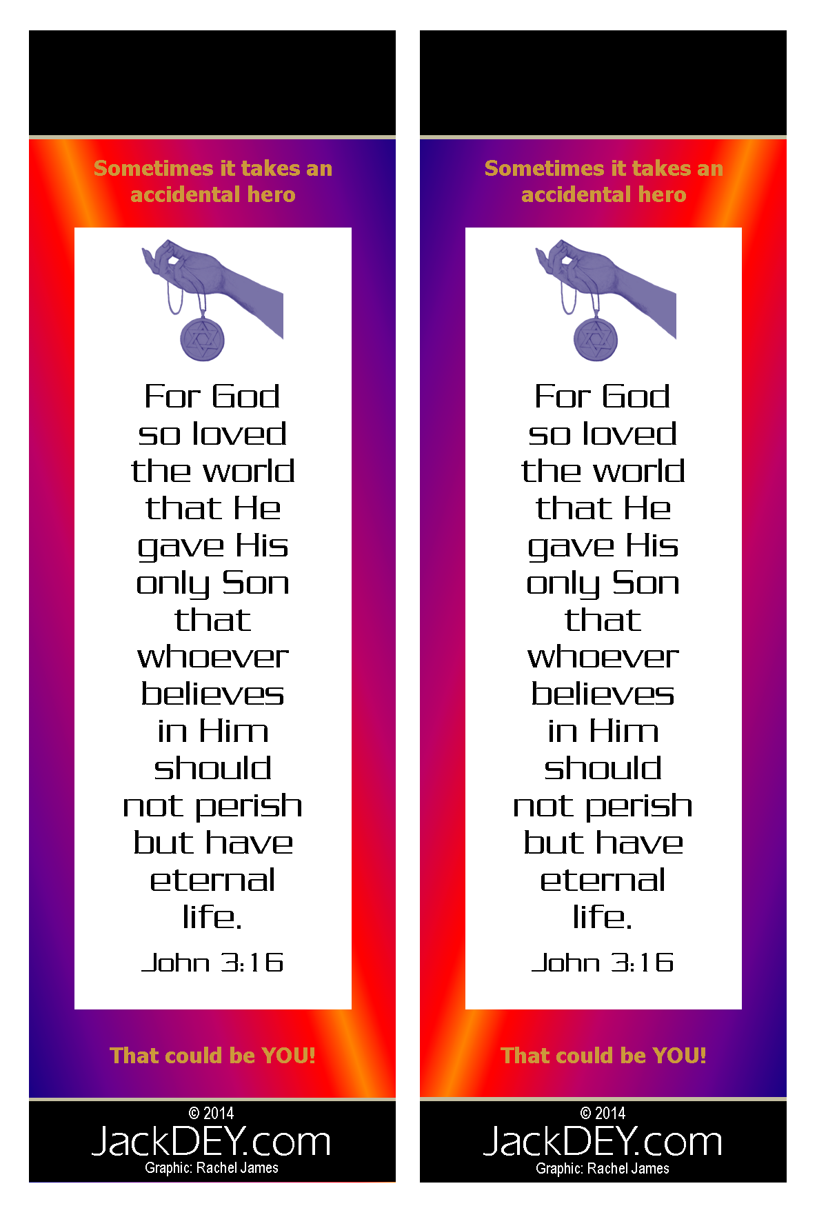 Paradise Warrior Jack Dey Bookmark 4x6 — Postimages