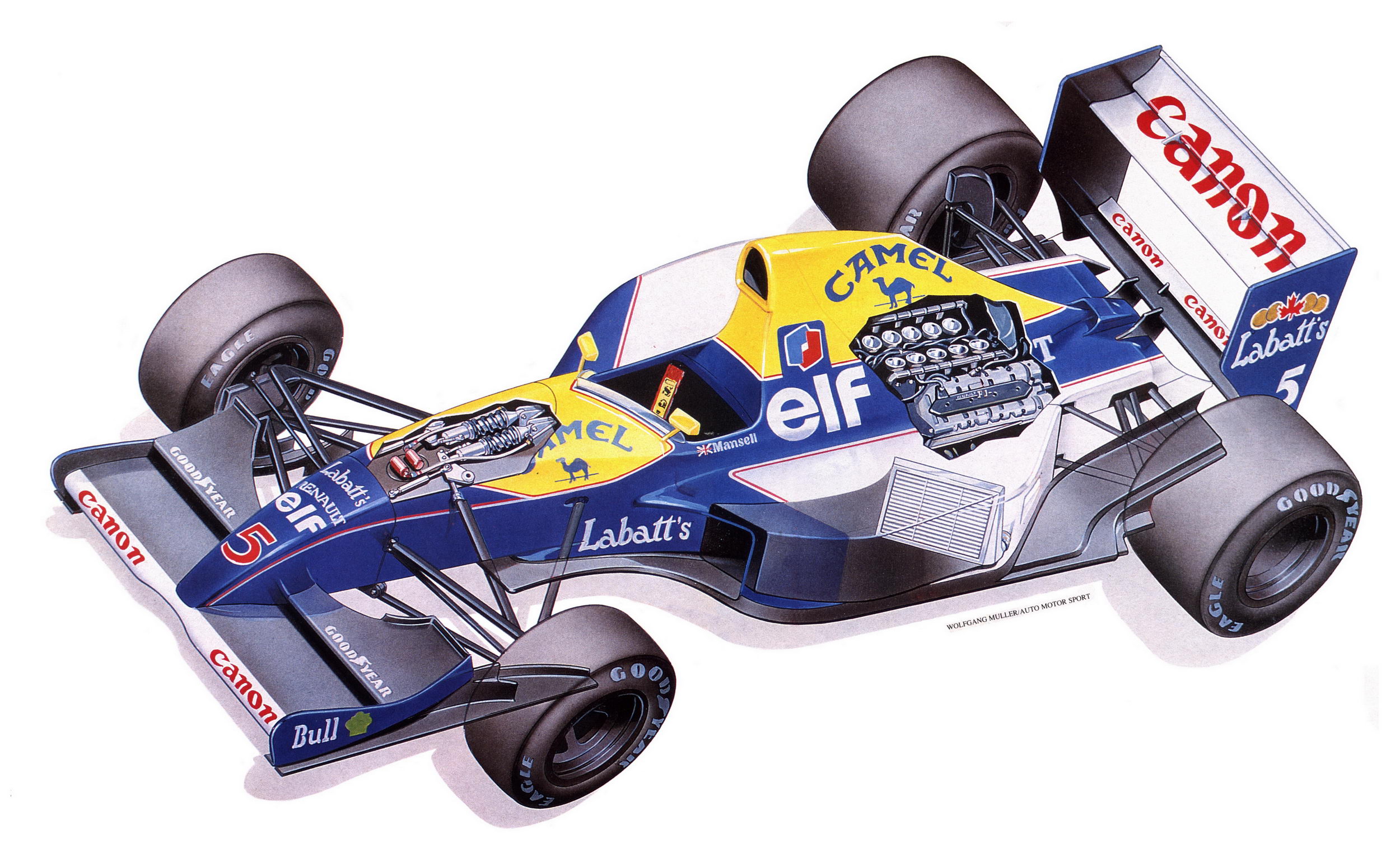 Williams FW14 by Wolfgang Muller — Postimages