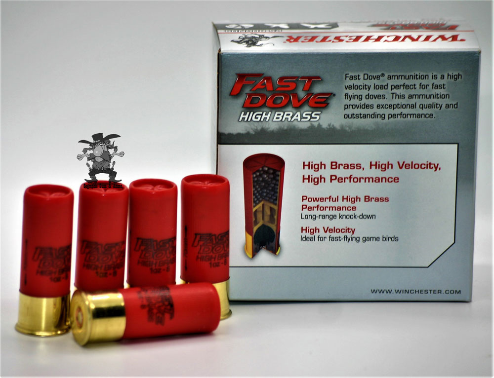 Winchester 12ga FAST DOVE HIGH BRASS 12 GA 2¾"1oz No8 Shot High ...