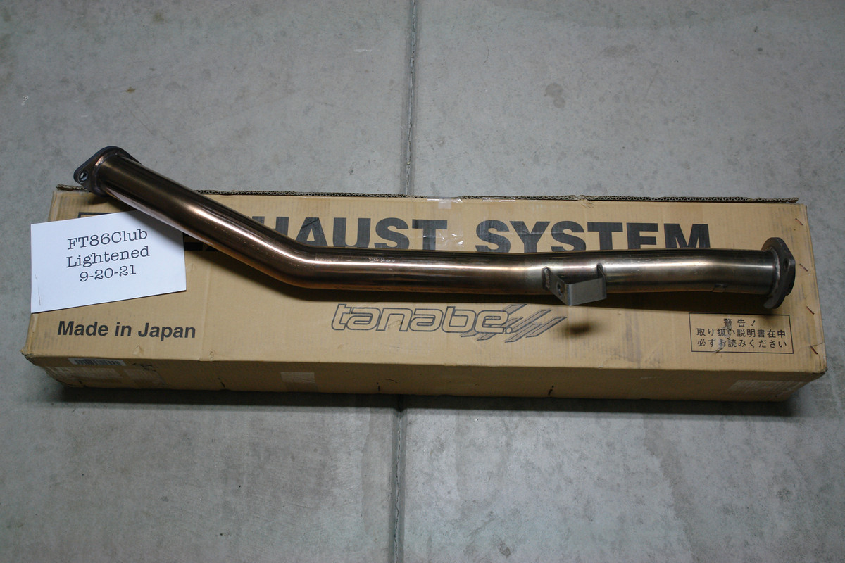 SOLD - Lightweight Catless Track Front Pipe - Toyota GR86, 86, FR-S and ...