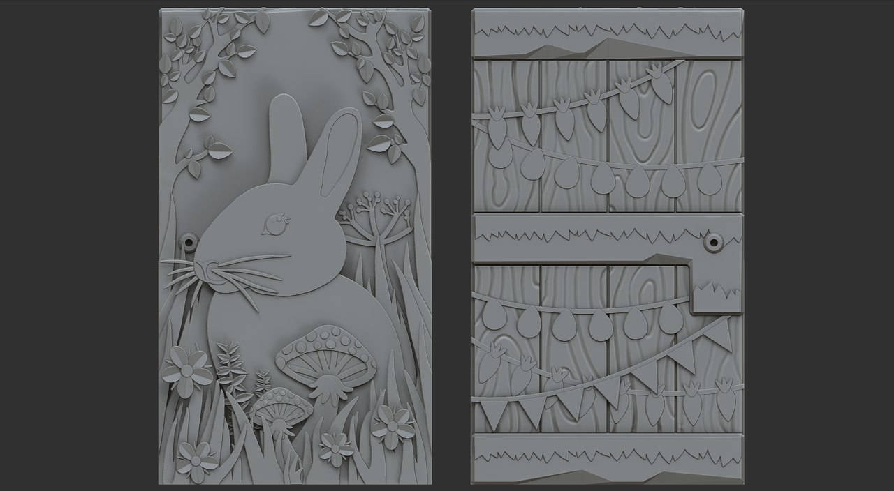 Steam Workshop::Easter Applique | Wooden Door