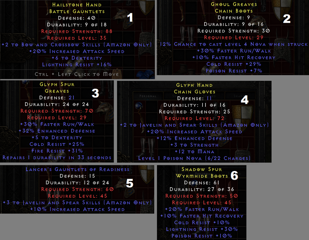 Big Ft List (bases, Mf, Runes, Charms) - Topic - d2jsp