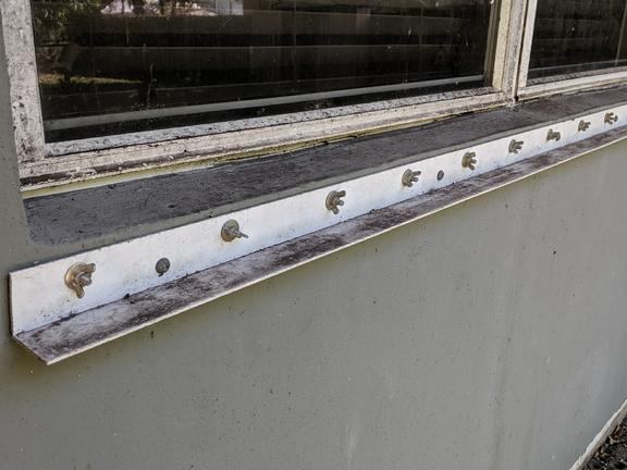 hurricane/storm panel track stud attachment advice | DIY Home ...