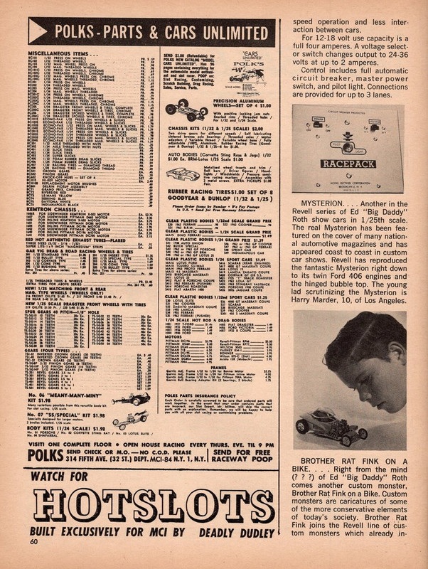 Model Cars Illustrated - August 1964 | SlotForum