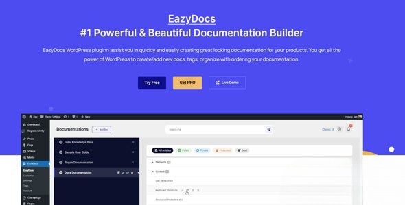 EazyDocs Pro - Most Powerful Knowledge Base (Premium) Wordpress – Bliter GPL