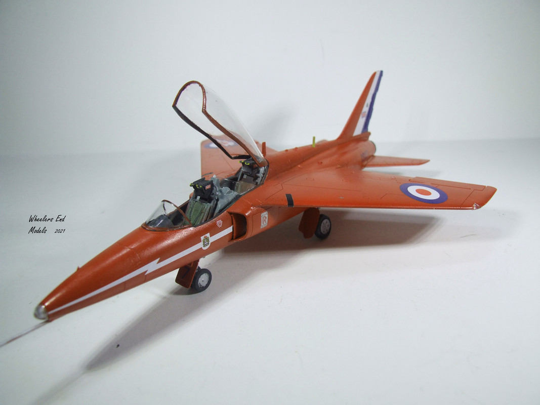 Quick build of 1/48 Airfix Gnat - 1977 Red Arrows RFI - Non-LSP Works ...