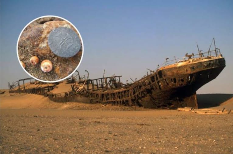 The gold ship was found