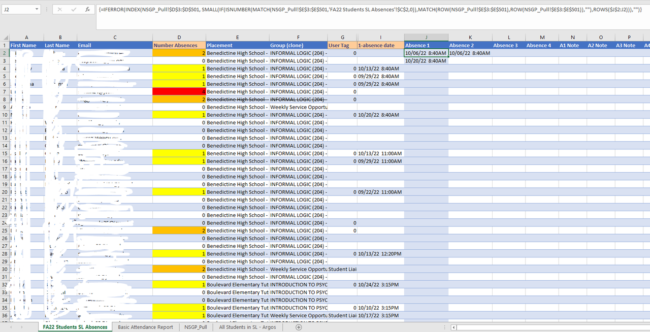 Attendance Index Match Screenshot — Postimages