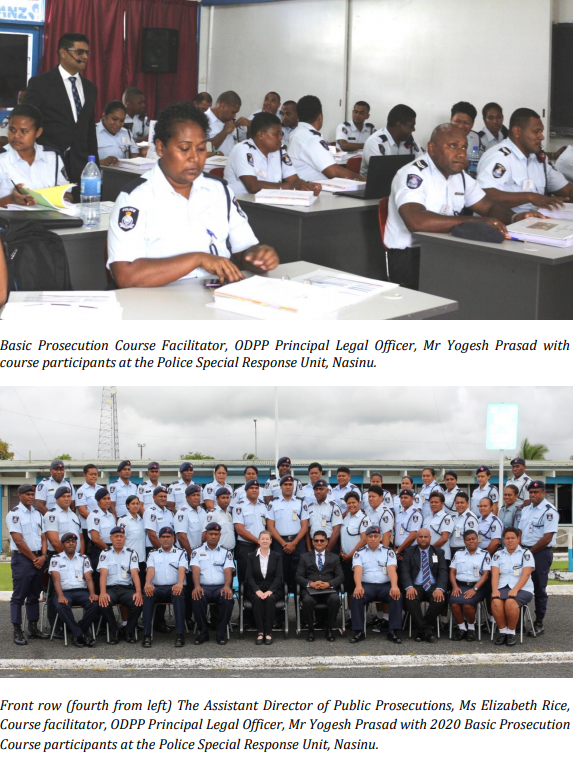 37 police officers undergoing 6 weeks ODPP Basic Prosecution Course