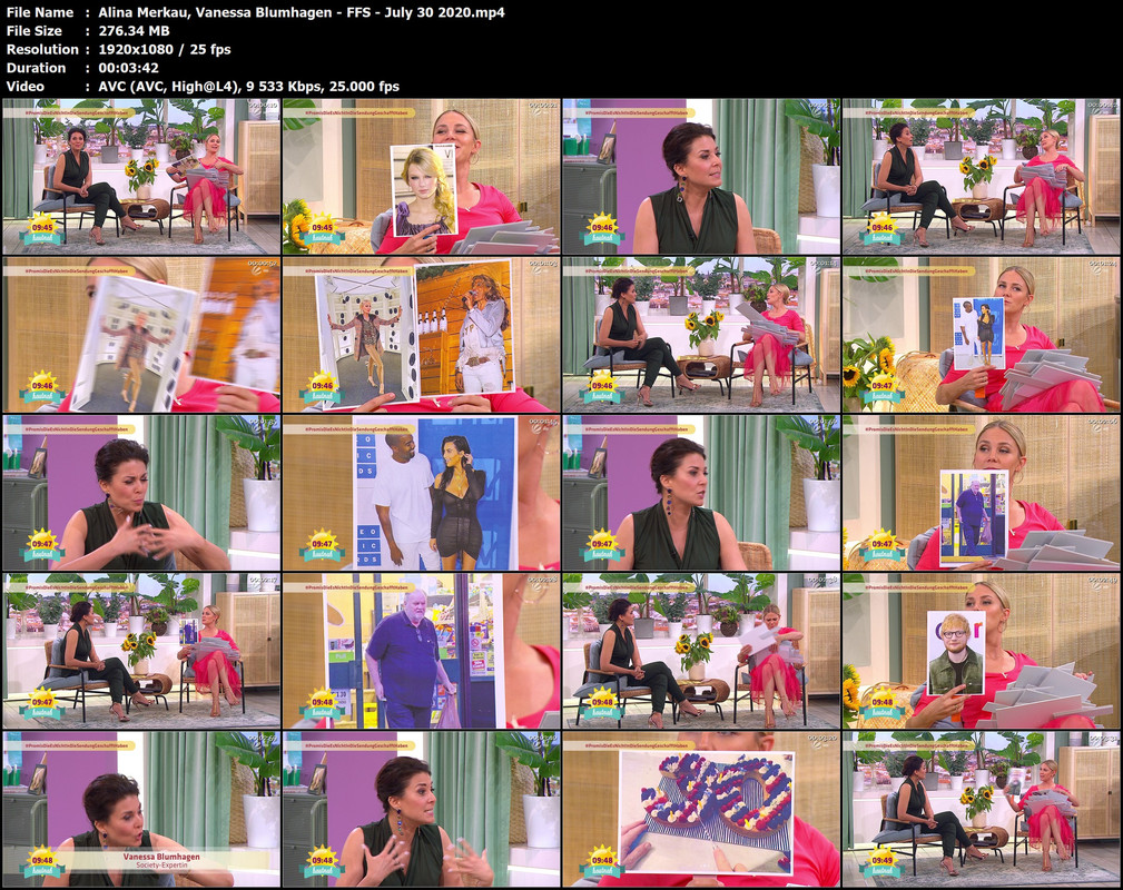 Alina Merkau, Vanessa Blumhagen FFS July 30 2020 — Postimages