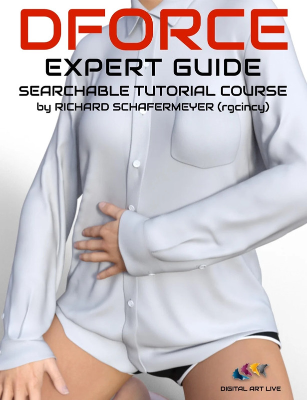 (FILLED 01-06-2022) DForce Expert Guide : Tutorial Course - Free Daz 3D Models