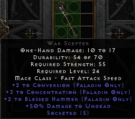 Top War Scepter = 500fg - Topic - d2jsp