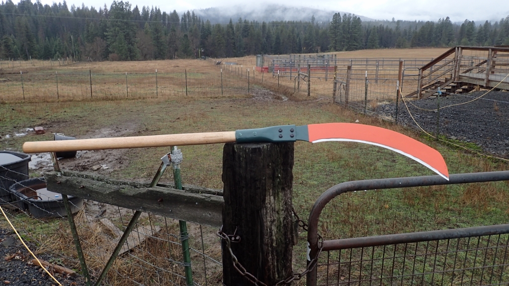 Hand Forged, Long-Handled Billhook for Trail Blazing. > General ...