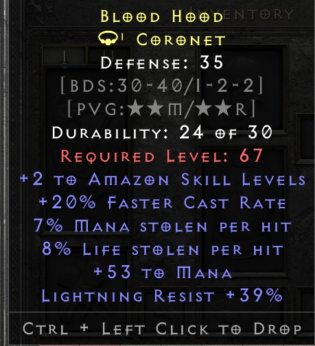 Ama Perf Helm & Jewerlys Shield & 6bo Helm - Topic - d2jsp