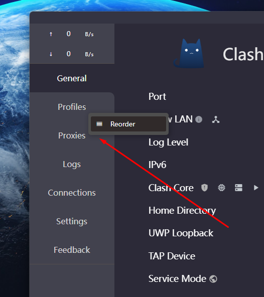 [Feature] 调整左边菜单栏的顺序 · Issue #4083 · clash-verge-rev/clash-verge-rev · GitHub