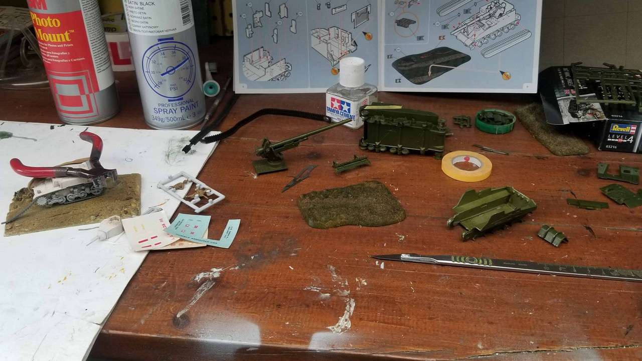 Double Trouble. PK89 Priest and PK86 M40 Long Tom FINISHED - Matchbox ...