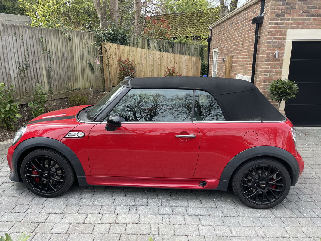 R56 Mini Convertible John Cooper Works / Red / 11/2011 / 37,000 miles ...