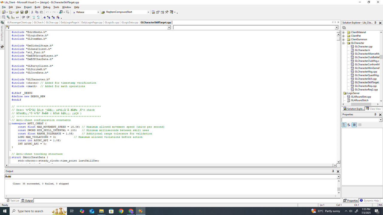 Updated Anti Cheat | RaGEZONE - MMO Development Forums