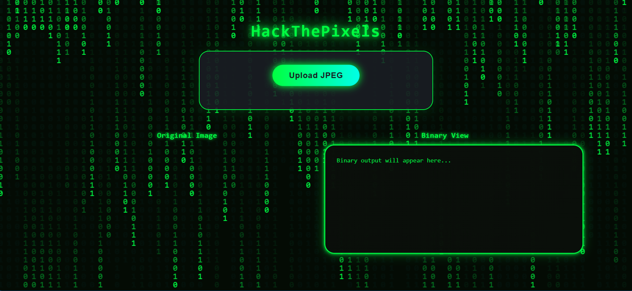 GitHub - Diosdeldiablo/hack-the-pixels: Hack your image. Discover its data soul and see what ...