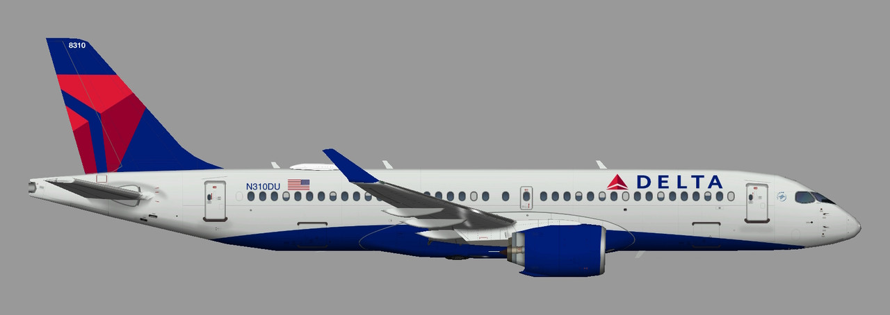 Bombardier CS300 Delta Airlines N310DU + N319DU – Azure AI