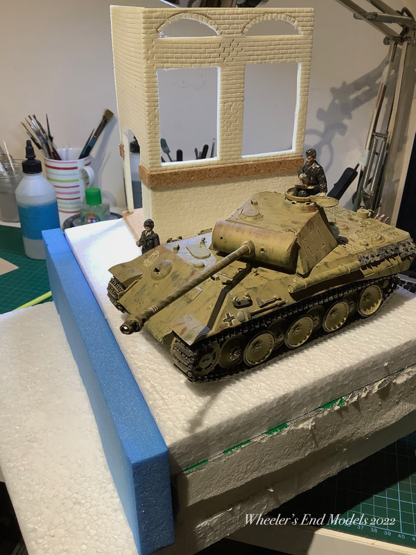 1/35 Meng Panther A Dockside Drama Diorama . Rouen August 1944..Just ...