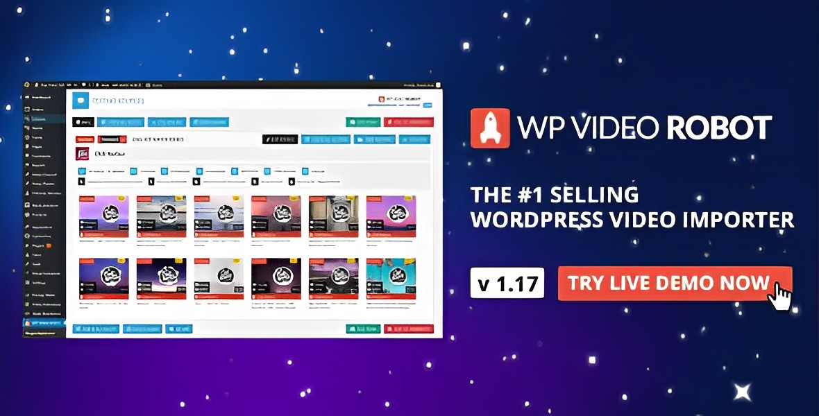 WordPress Video Robot – The Ultimate Video Importer – Bliter GPL