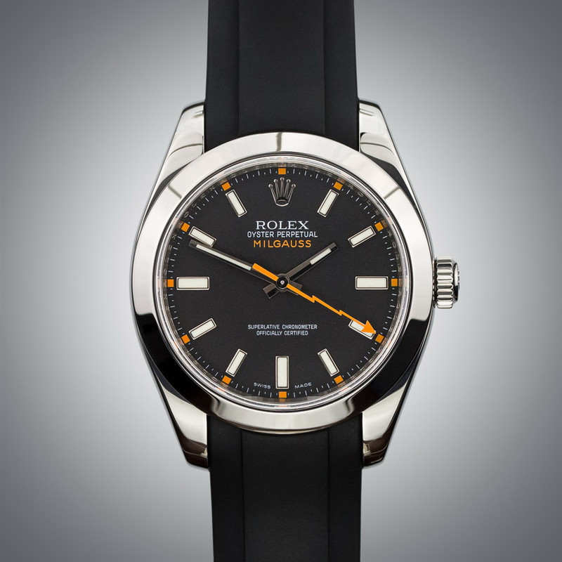 Rolex Milgauss ref 116400 Everest strap — Postimages
