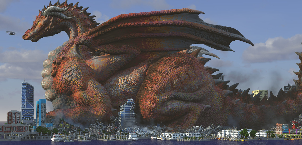 Large collection of my dragon builds renders [Vol. 1]