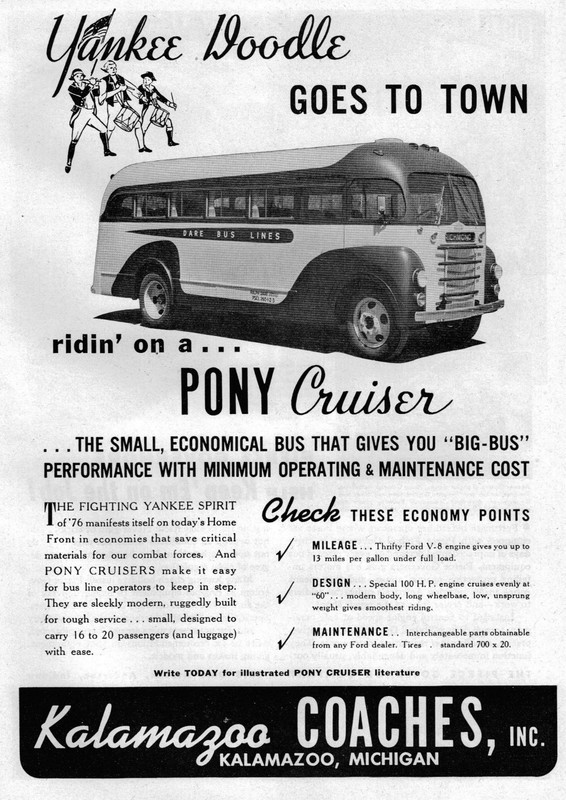 Kalamazoo Pony Cruiser '42 Yankee Doodle — Postimages
