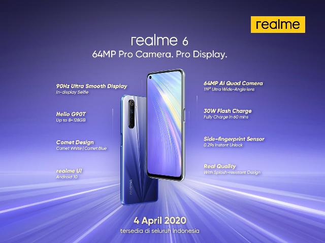 Realme 6 dan Realme 6 Pro Resmi Hadir di Indonesia - Inilah.com