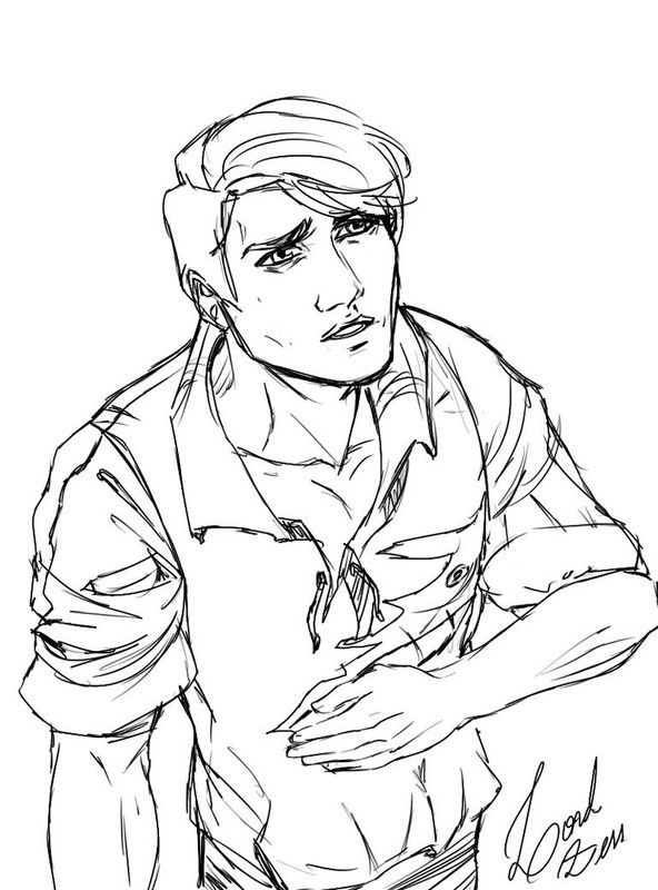 Geralt x Jaskier drawings/fanarts - Geraskier, inspired by fanfics and ...