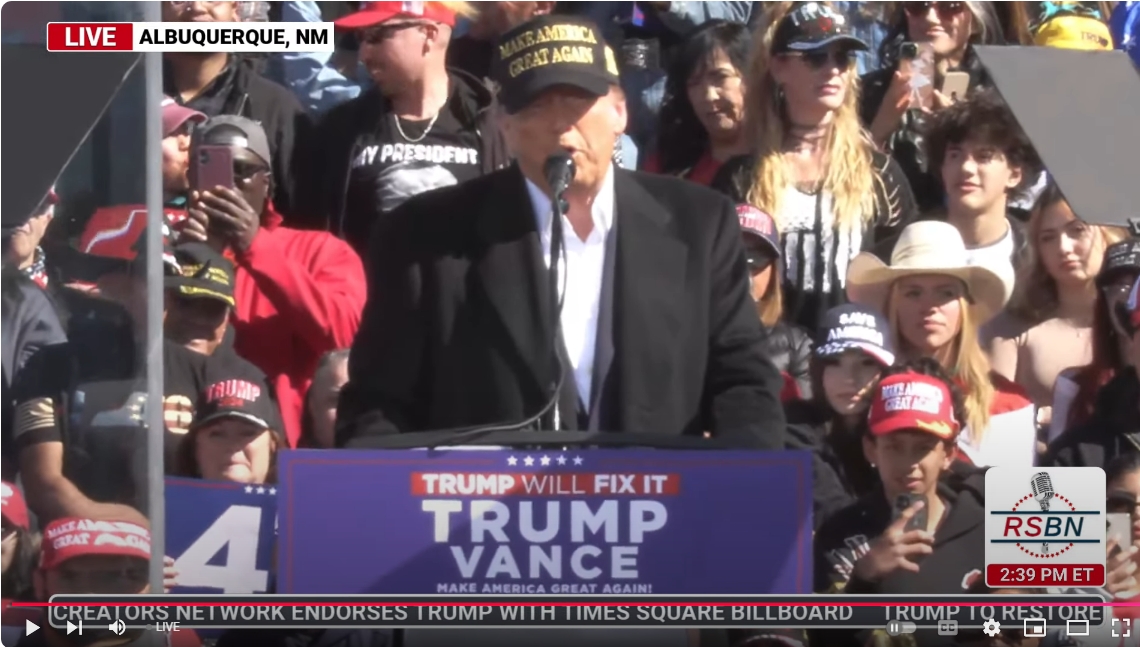 LIVE: President Trump Holds a Rally in Albuquerque, NM 10/31/24 ...