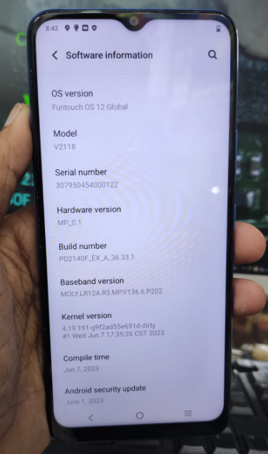 vivo y01 v2118 PD2140F frp remve done with isp - GSM-Forum