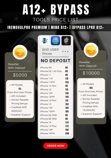A12+ iBypass LPro Win/MacOS - iRemoval Pro Win - Mina MacOS Best update ...