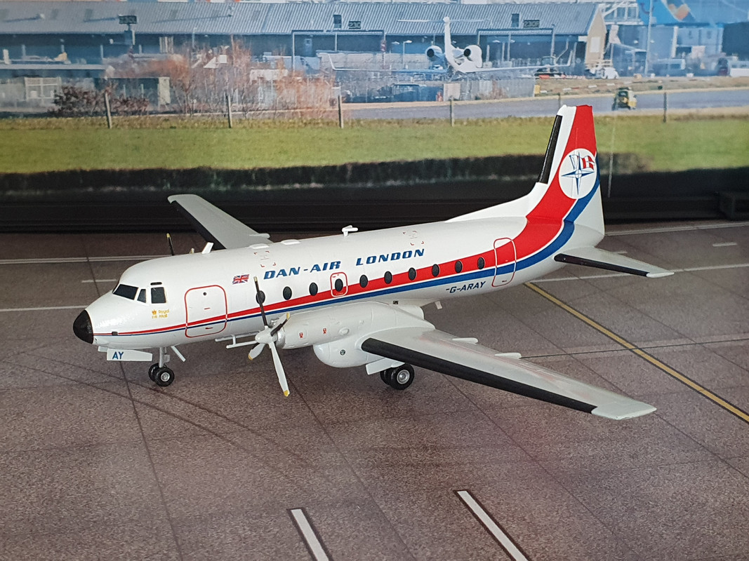 Dan-Air London Hawker Siddeley HS-748 1/144 - Ready for Inspection ...
