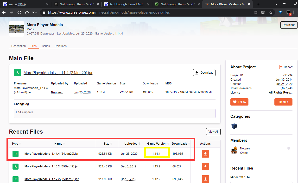 #220 update to 1.16.5 ,plz - Issues - More Player Models - Mods ...