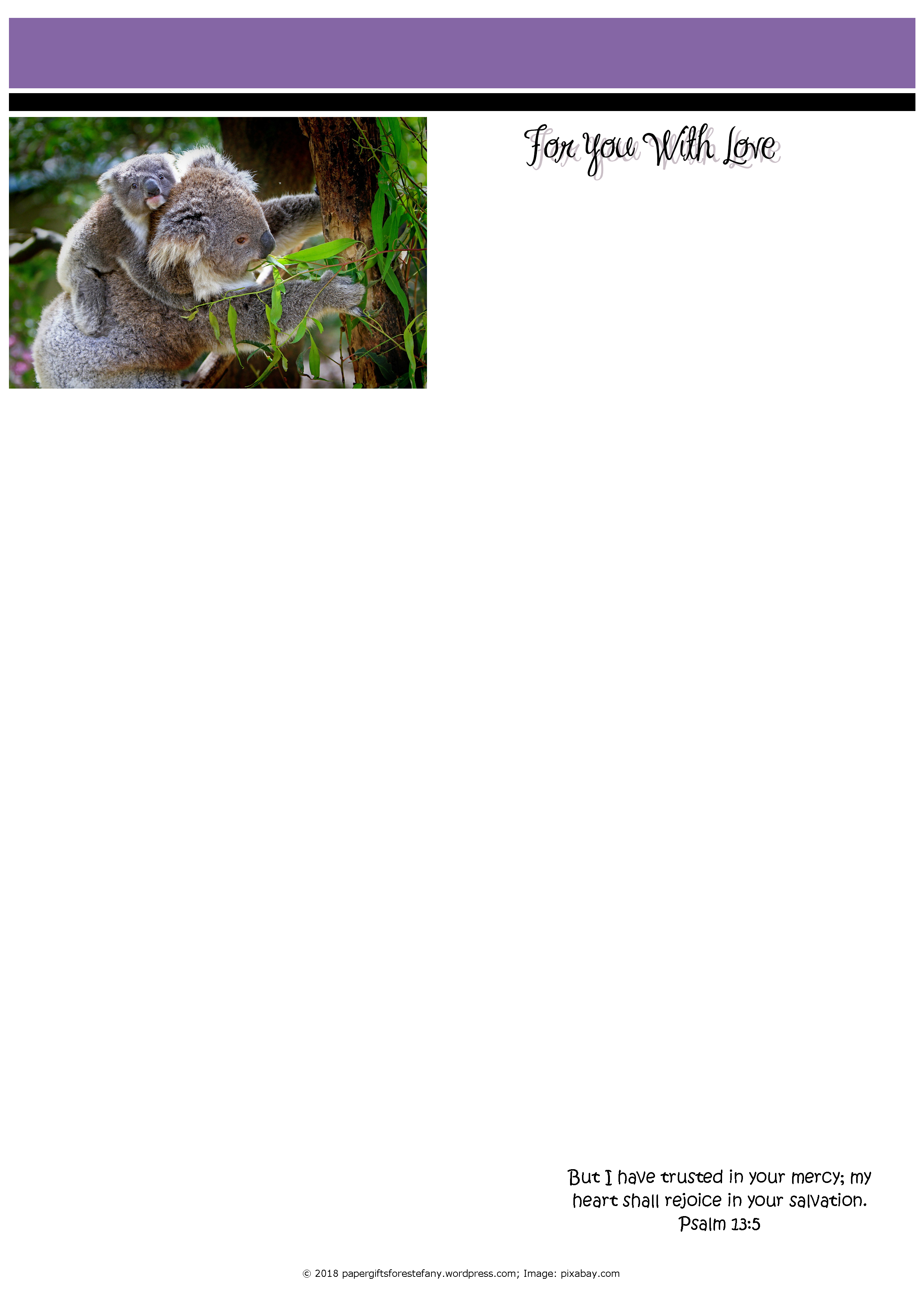 PGFE Koala Stationery1 A4 — Postimages