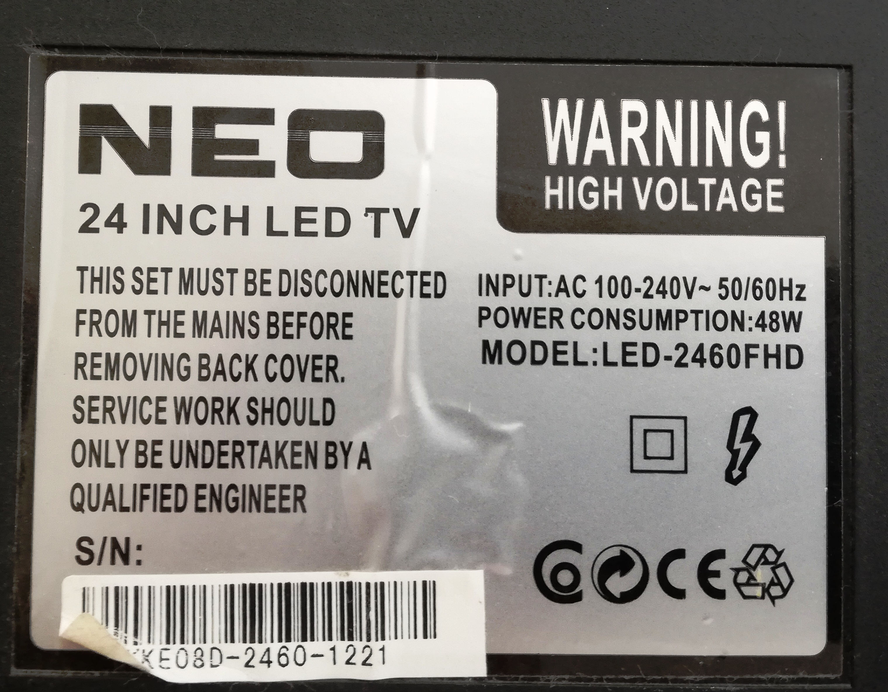 NEO model LED 2460 FHD — Postimages