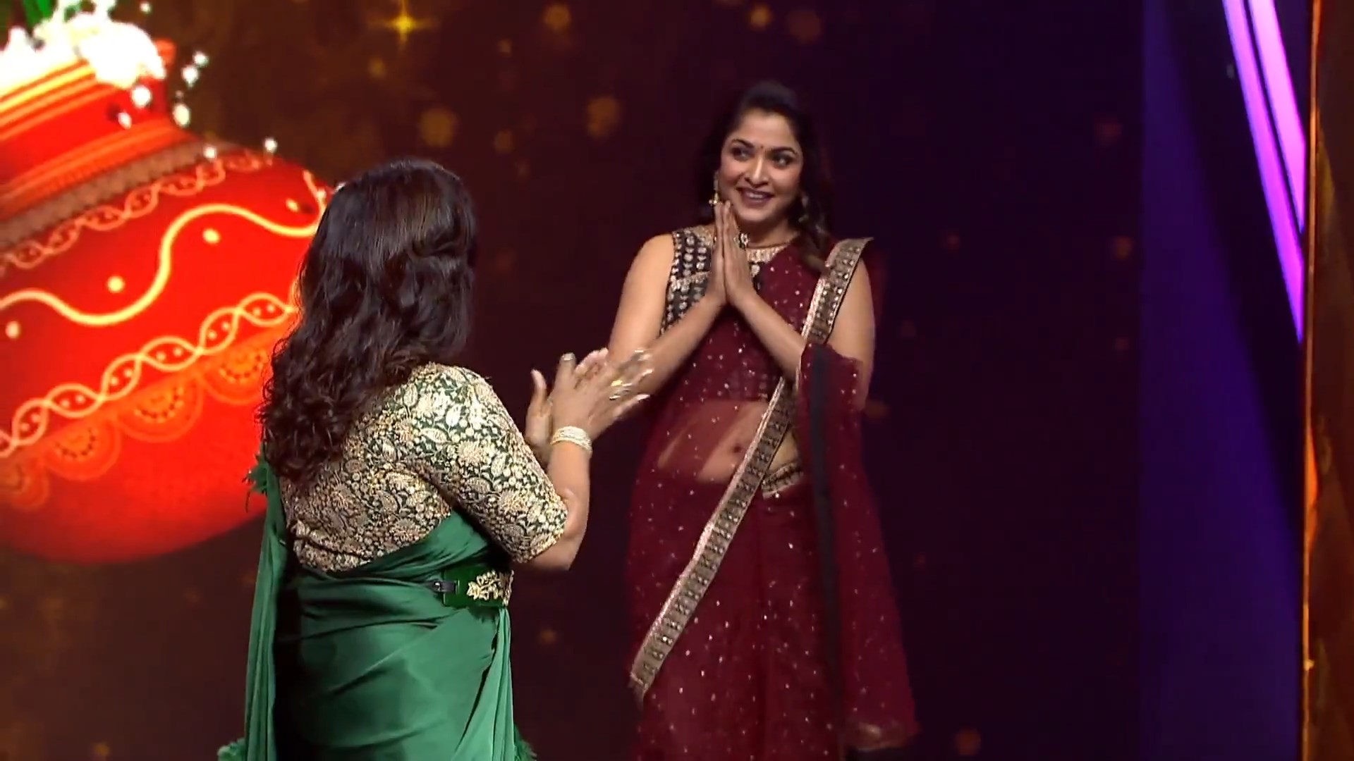 Ramya Krishnan Open Navel in saree mkv snapshot 00 05 294 — Postimages